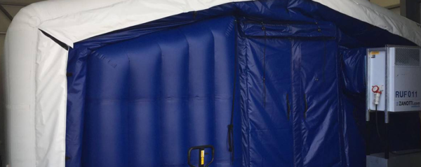 Dawsonrentals | PCR Install a New Inflatable Freezer for a Pet Food ...