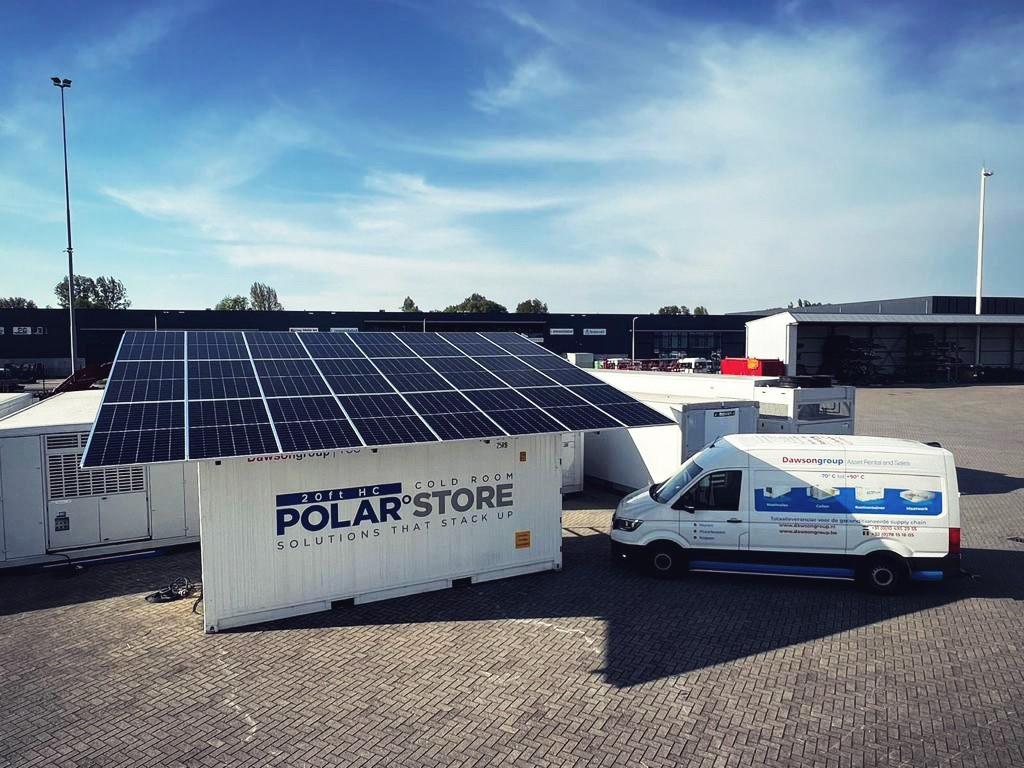 New Innovation at Dawsongroup Benelux: Polar°Store Becomes Solar°Store!