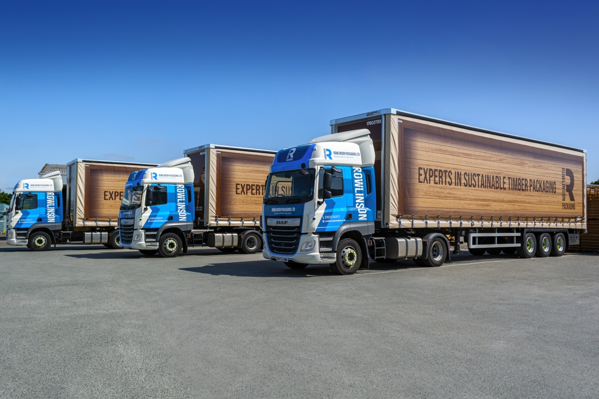 New Rowlinson Packaging Livery on Contract Hire Fleet