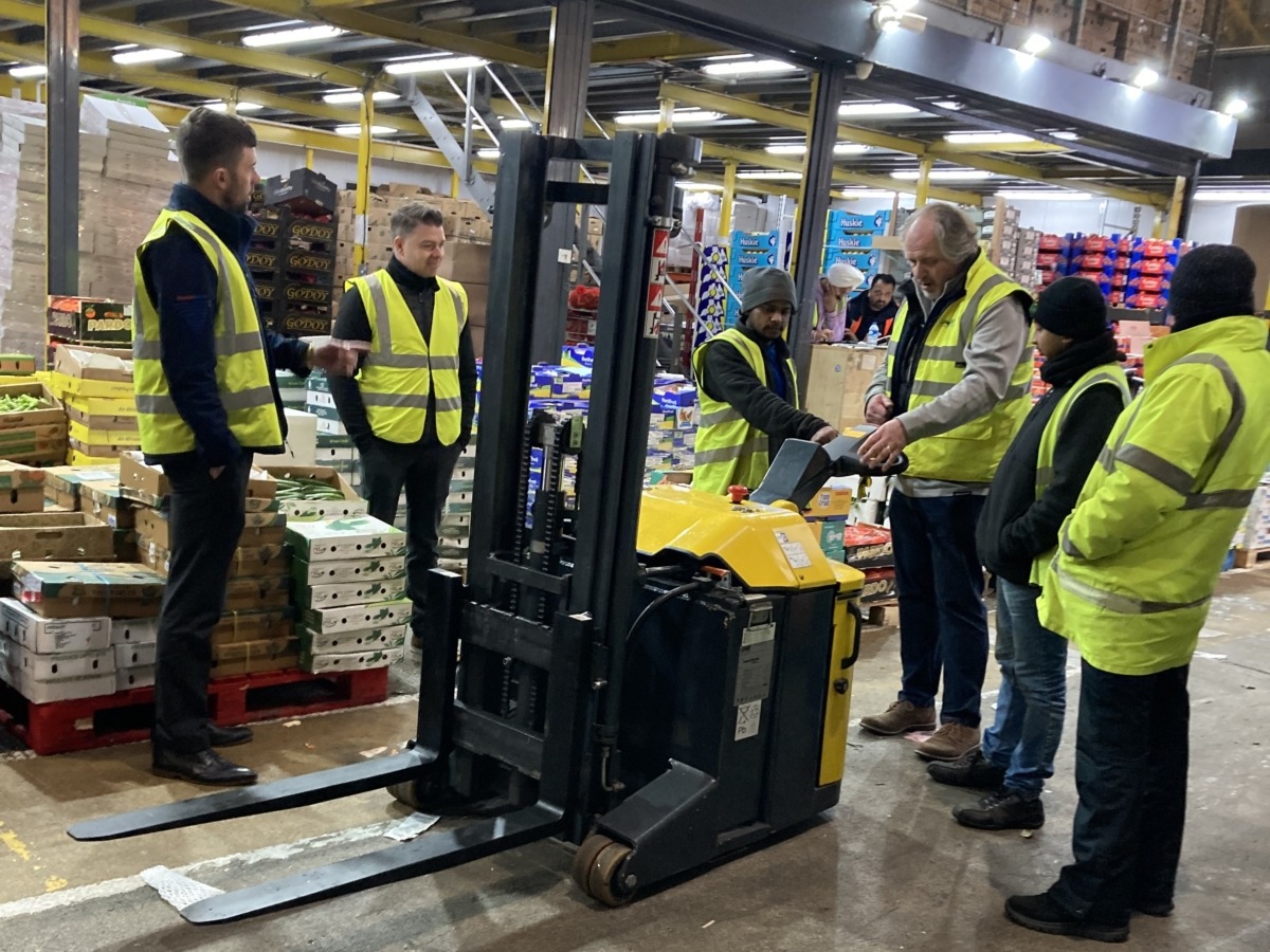 Seeing The Combilift Cs Pedestrian Stacker In Person